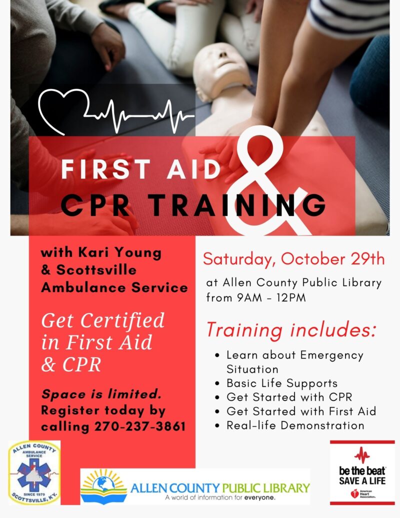 First Aid & CPR Training – Allen County Public Library